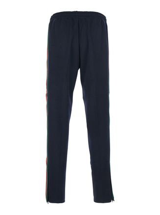 Gucci Mens Trousers Blue Tech Fabric