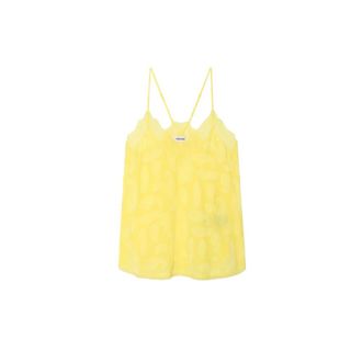 Zadig&Voltaire Femme, Tops, Jaune, Taille: 36 FR Christy Camisole