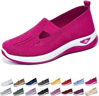 Generic Chaussures orthop&eacute;diques pour femme, chaussures d&eacute;t&eacute; respirantes antid&eacute;rapantes &agrave; semelle souple avec semelle creuse, confortable, antid&eacute;rapante, l&eacute;g&egrave;