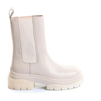 Ash Chelsea Stiefel- Wei&szlig;es Ledermodell - - Shoes - Damen - Beige - 39 EU