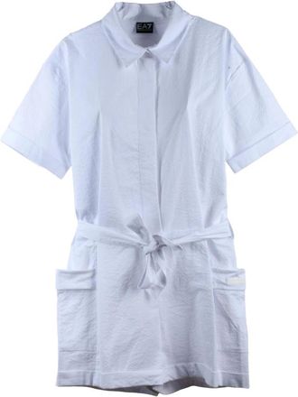 Emporio Armani Emporio Armani Ea7, Femme, Combinaisons et Ensembles, Blanc, Taille: 40 FR Tutina in Cotone