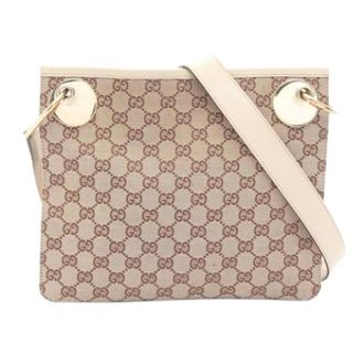 Gucci Sac bandouli&egrave;re vintage en toile Pre-owned - Femme - Pre-owned - Beige - Taille: ONE Size