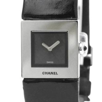 Chanel Pre-owned Matelasse H0116 Armbanduhr - - Pre-owned - Damen - Schwarzk - ONE SIZE