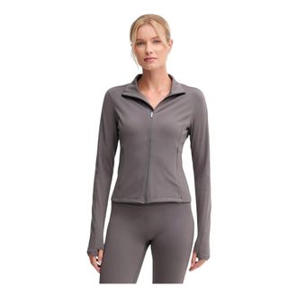 Casall Soft Touch Zip Jacket - - Sweatshirts & Hoodies - Damen - Grau - M