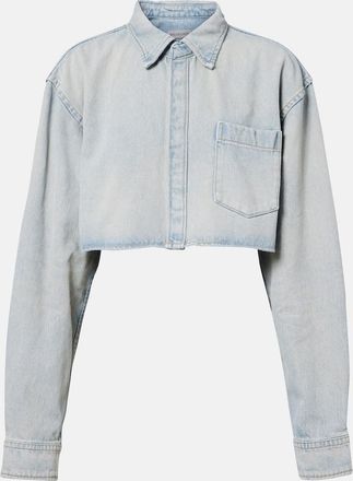 Balenciaga Chemise courte en denim