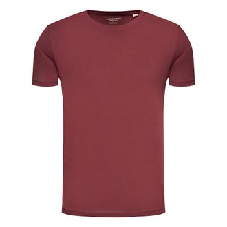 Jack & Jones Jack & Jones T-Shirt Basic 12156101 Dunkelrot Slim Fit