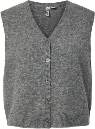 Pieces Pcsally Sl V-Neck Knit Vest Noos Bc