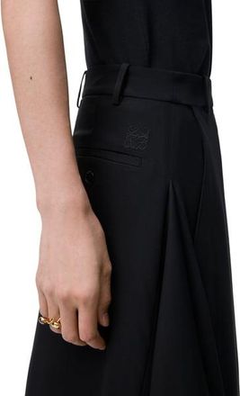 Loewe Jupe asym&eacute;trique poches lat&eacute;rales