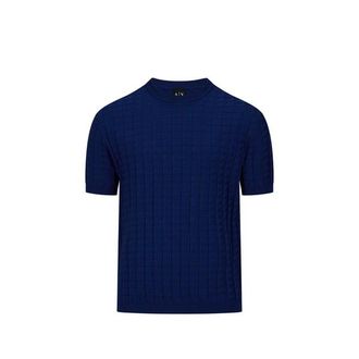 A|X Armani Exchange Pull droit &agrave; motif &agrave; manches courtes