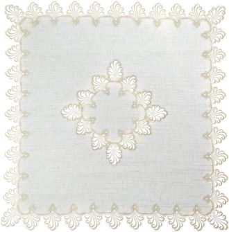 Plauener Spitze 3086E_11_80802 Tischdecke Nizza E, Gr&ouml;&szlig;e 0 x 80 cm, rechteckig mit Mitte