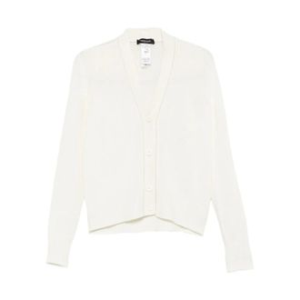 Fabiana Filippi Cardigan Mad226F412 M65025 - Femme - Pulls - Beige - Taille: 42 FR