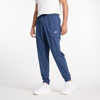 New Balance Herren Sport Essentials Woven Jogger in Blau, Polywoven, Gr&ouml;&szlig;e 2XL