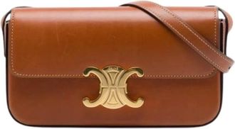 Celine Sac bandouli&egrave;re vintage Pre-owned - Femme - Pre-owned - Brun - Taille: ONE Size