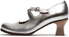 FLY London Femme BAIV276FLY Pumps, Silver, 41 EU