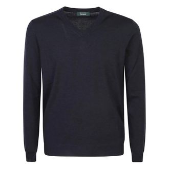 Zanone Herren, Strickwaren, Blau, 2XLGr&ouml;&szlig;e