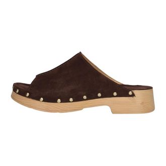 Shabbies Amsterdam Carry Mila Heeled Mules - - Shoes - Damen - Braun - 42 EU