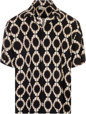 Laneus Homme, Chemises, Noir, Taille: XL Bowling Boxy Fit Shirt