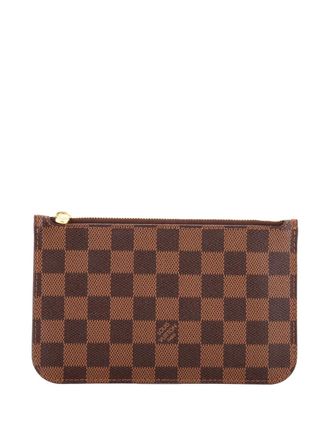 Louis Vuitton pochette Neverfull Pochette Damier Small - Marron