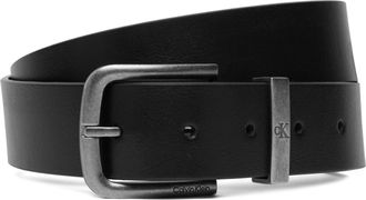 Calvin Klein G&uuml;rtel Calvin Klein Seasonal Logo Tumbled 35Mm Fixed LV04D7128G Schwarz