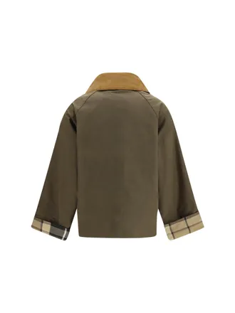 Barbour Womens Modern Spey Wax Jack Beech-Birchwood Cotton Jacket Beech/birchwood