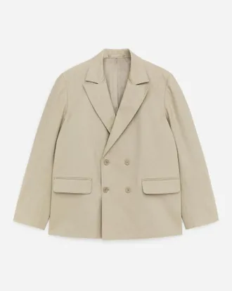 Arket Zweireihiger Blazer -Beige