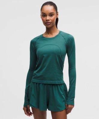 lululemon Haut manches longues Swiftly Tech 2.0 Longueur taille pour Femmes - Taille 10