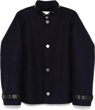 Jil Sander Jacke aus Wolle - Blau