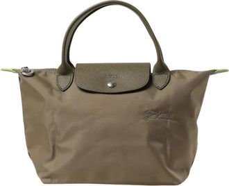 Longchamp Femme, Sacs, Vert, Taille: ONE Size Chic Mini Sac Cabas