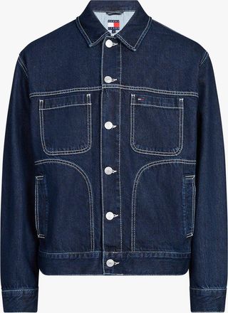 Tommy Hilfiger Blouson &agrave; rayures en coton m&eacute;lang&eacute;