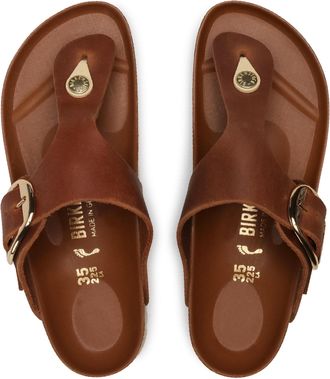 Birkenstock Zehentrenner Birkenstock Gizeh Big Buckle 1018785 Braun