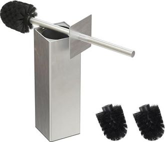 BGL Fashion Matériau : Acier Inoxydable - Porte-Brosse de Toilette pour Salle de Bain et hôtel - Nickel