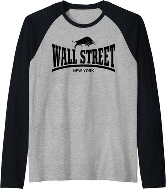 Wall Street Wall Street - New York - Charging Bull Raglan