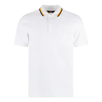 K-Way Jud Baumwoll-Piqu&eacute;-Polohemd - - Tops - Herren - Wei&szlig; - S