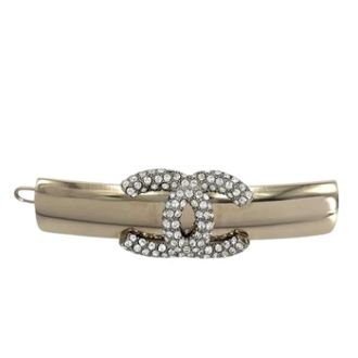 Chanel Pre-owned Tissu accessoires-cheveux - Femme - Pre-owned - Jaune - Taille: ONE Size