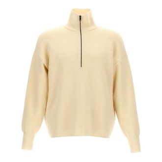 Maryya Half-Zip-Pullover - - Knitwear - Herren - Wei&szlig; - M