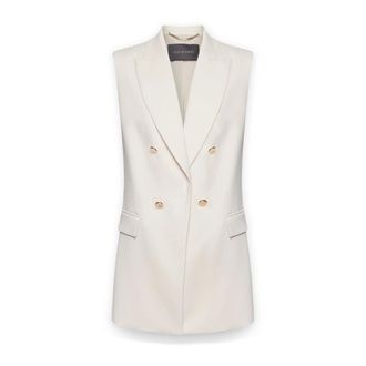 Elena Miro Damen, Jacken, Weiß, 2XLGröße