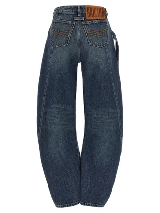 Jean Paul Gaultier Womens Blue Cotton Jeans Denim Clothing