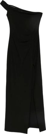 Eleh robe asymétrique à une épaule - Noir