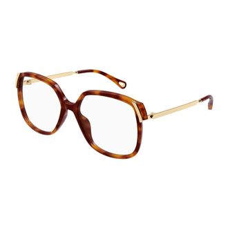 Chloé Femme, Accessoires, Brun, Taille: 56 MM Monture Optique