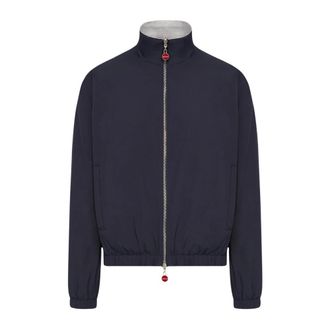 Kiton Homme, Vestes, Bleu, Taille: 3XL Blouson Bomber Réversible