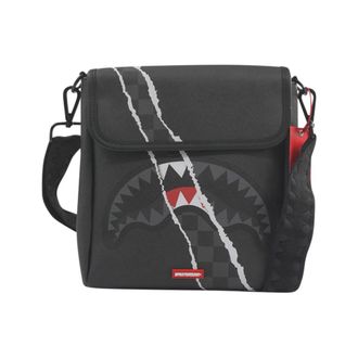 Sprayground Center Rip Messenger Bag - - Bags - unisex - Schwarzk - ONE SIZE