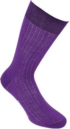 Tony & Paul Chaussette. VATICANA, Fil décosse. Violet iris. 42/43 Fabriqué en Italie