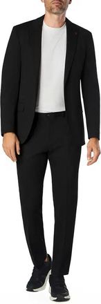 Roy Robson Herren Anzug schwarz Slim Fit