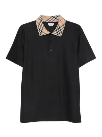 Burberry Polo - Bleu Fonc&eacute;