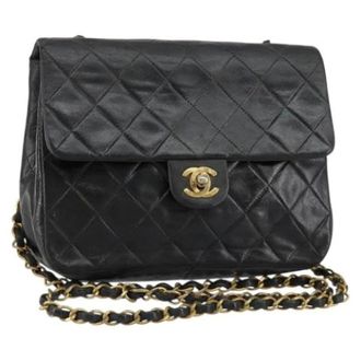 Chanel Sac bandouli&egrave;re vintage Pre-owned - Femme - Pre-owned - Noir - Taille: ONE Size