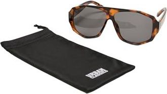 Urban Classics 101 Sunglasses UC, Lunettes de Soleil Mixte, Marron Leo/Noir, Taille Unique