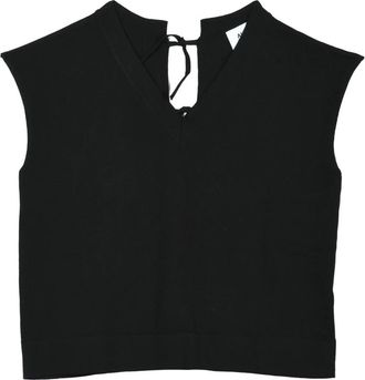 Alpha Studio Femme, Tops, Noir, Taille: 36 FR Gilet en Maille