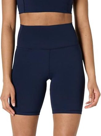 Amazon Essentials Short Cycliste Active FormFlex Ultra Doux, Taille Très Haute, 18 cm Femme, Bleu Marine, XXL