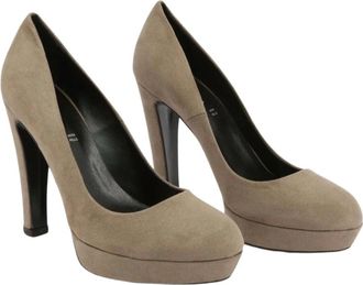 Made In Italia Femme, Chaussures, Brun, Taille: 40 EU Escarpins Plateformes en Daim