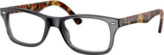 Ray-Ban unisex, Accessoires, Noir, Taille: 50 MM Rb5228 Optics Eyeglasses